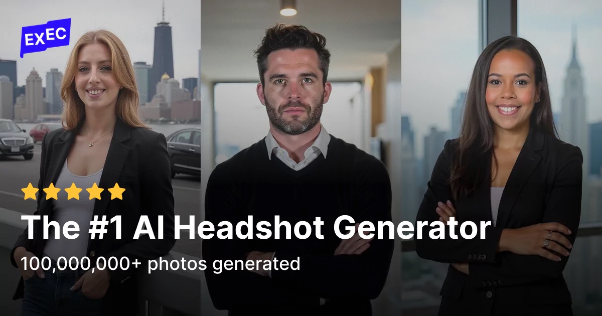 Exec Headshots: Professional AI Headshot Generator